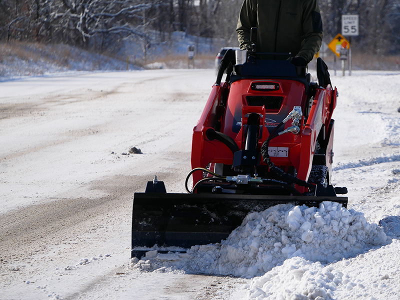 Snow Blade for Mini Skid Steer - Skid Pro